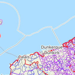 Interactive Map of Calais - Search Touristic Sights. Hiking and Biking ...