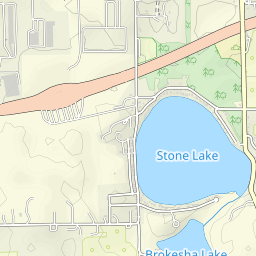 Stone Lake Topo Map IN, Lagrange County (Middlebury Area)