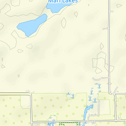 Stone Lake Topo Map IN, Lagrange County (Middlebury Area)