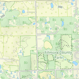 Lake Chemung Topo Map MI, Livingston County (Brighton Area)