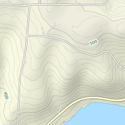 Cowanesque Lake Topo Map PA, Tioga County (Tioga Area)