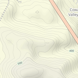 Cowanesque Lake Topo Map PA, Tioga County (Tioga Area)