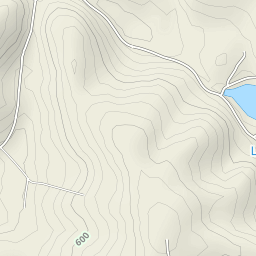 Lake Muskoday Topo Map NY, Sullivan County (Roscoe Area)